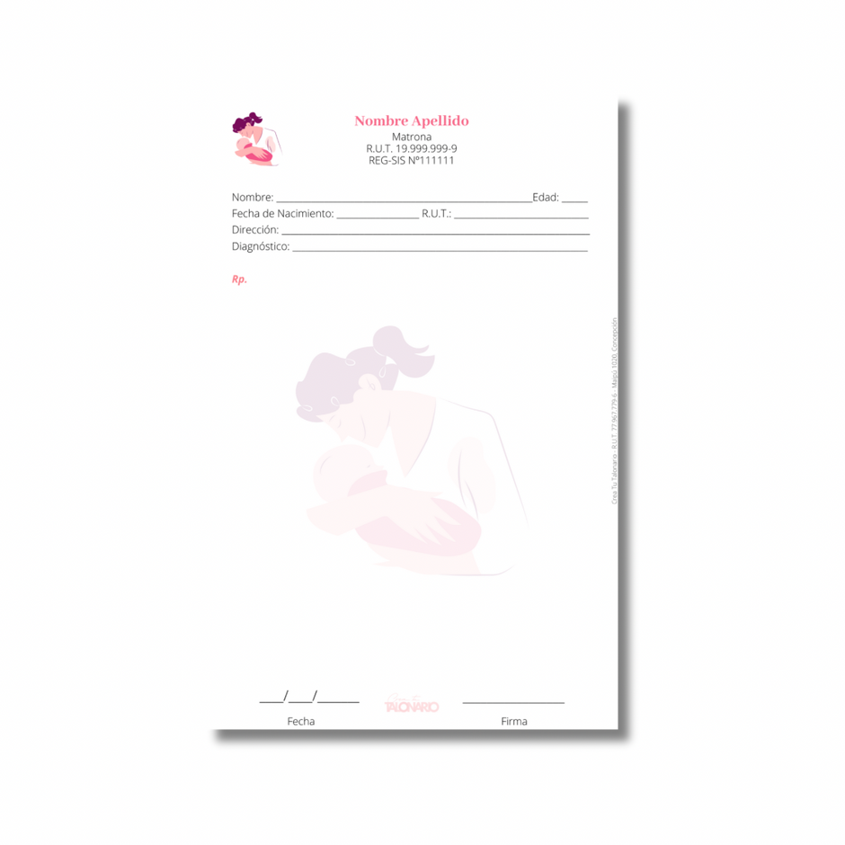 Talonarios – Crea tu talonario SpA