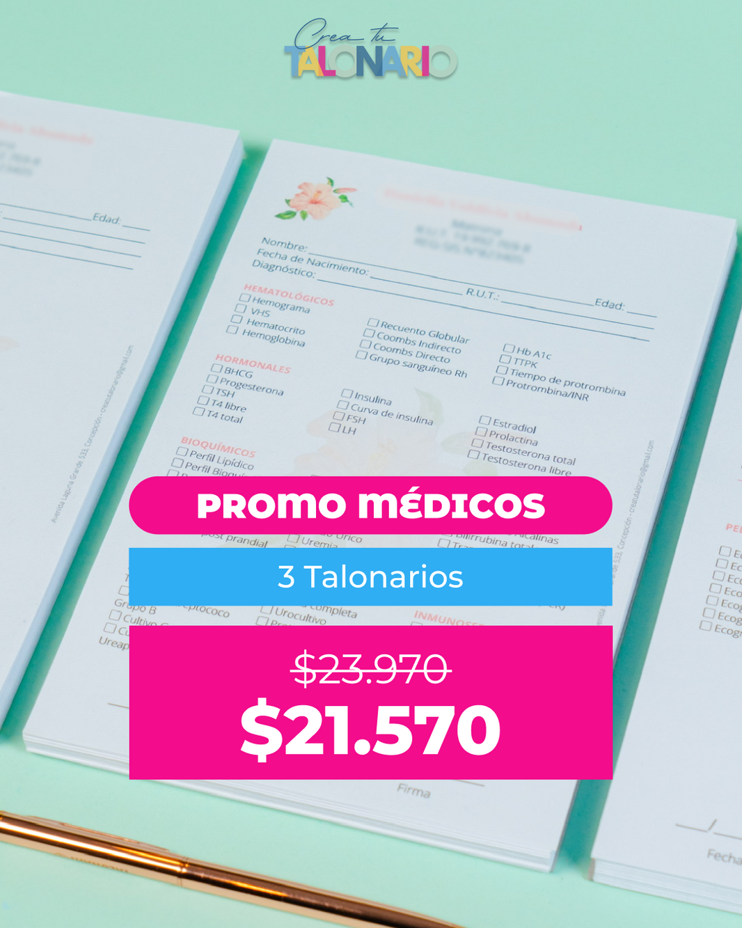 Talonarios – Crea tu talonario SpA